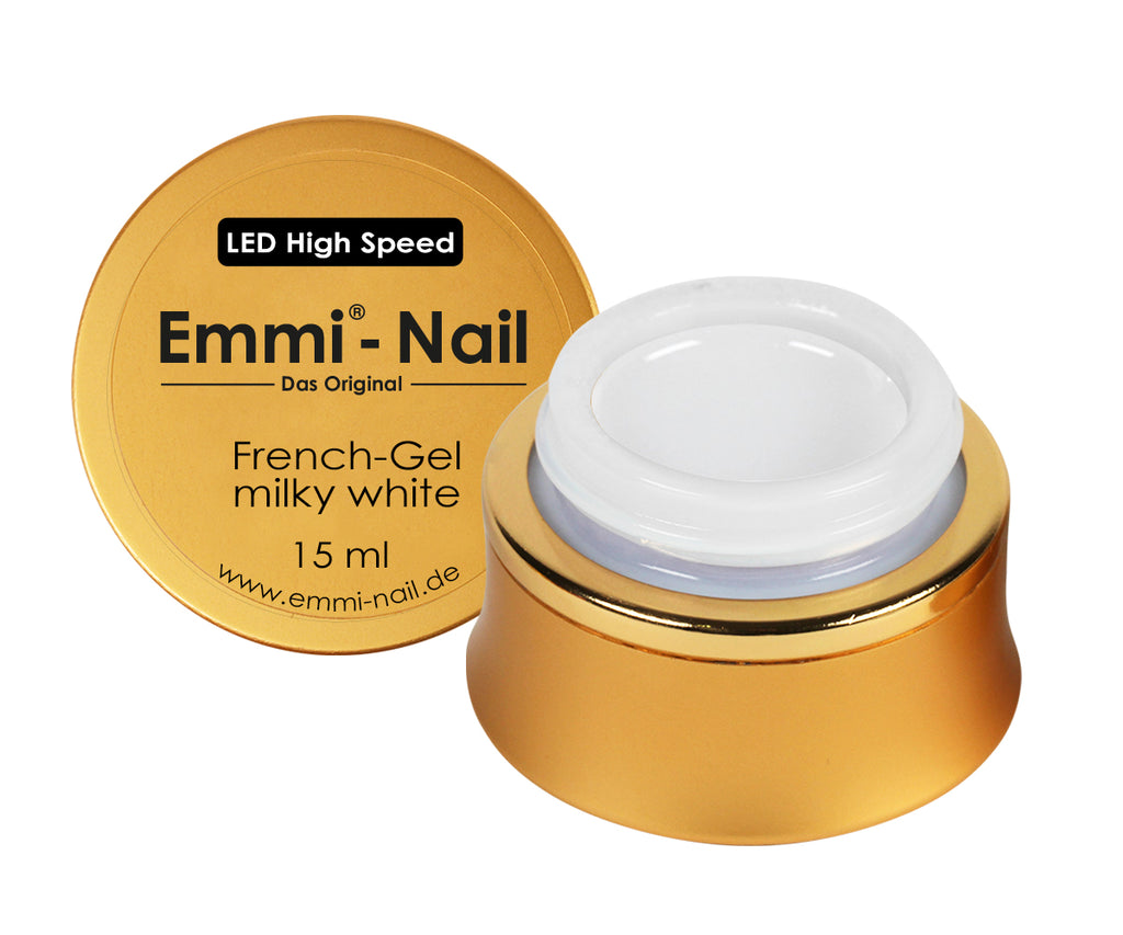 High Speed French Gel Milky White 15ml | Nail gel – Emmi-Nail