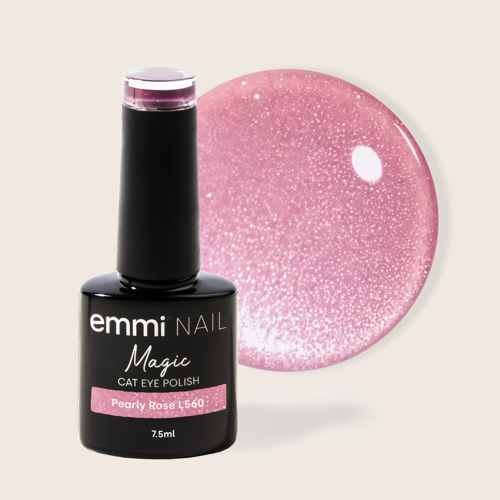 Shellac UV/LED-Lack Magic Cat Eye Pearly Rose | Nagellack – emmi-nail
