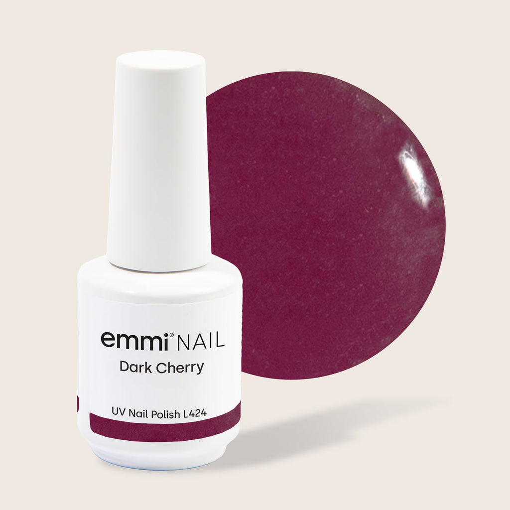 Shellac UV Nail Polish Dark Cherry 15ml – emmi-nail