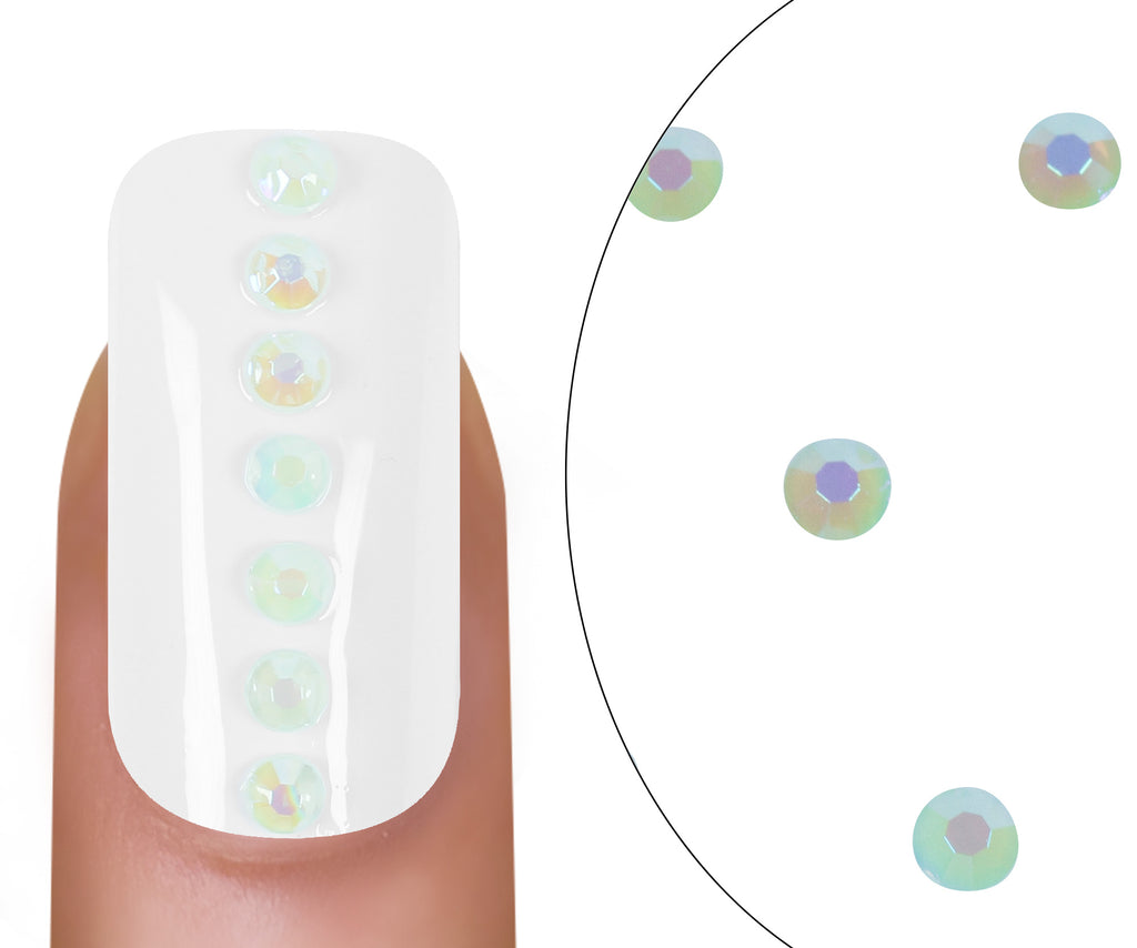 Rhinestones Milky Emerald 2mm | Nail art accessories – Emmi-Nail