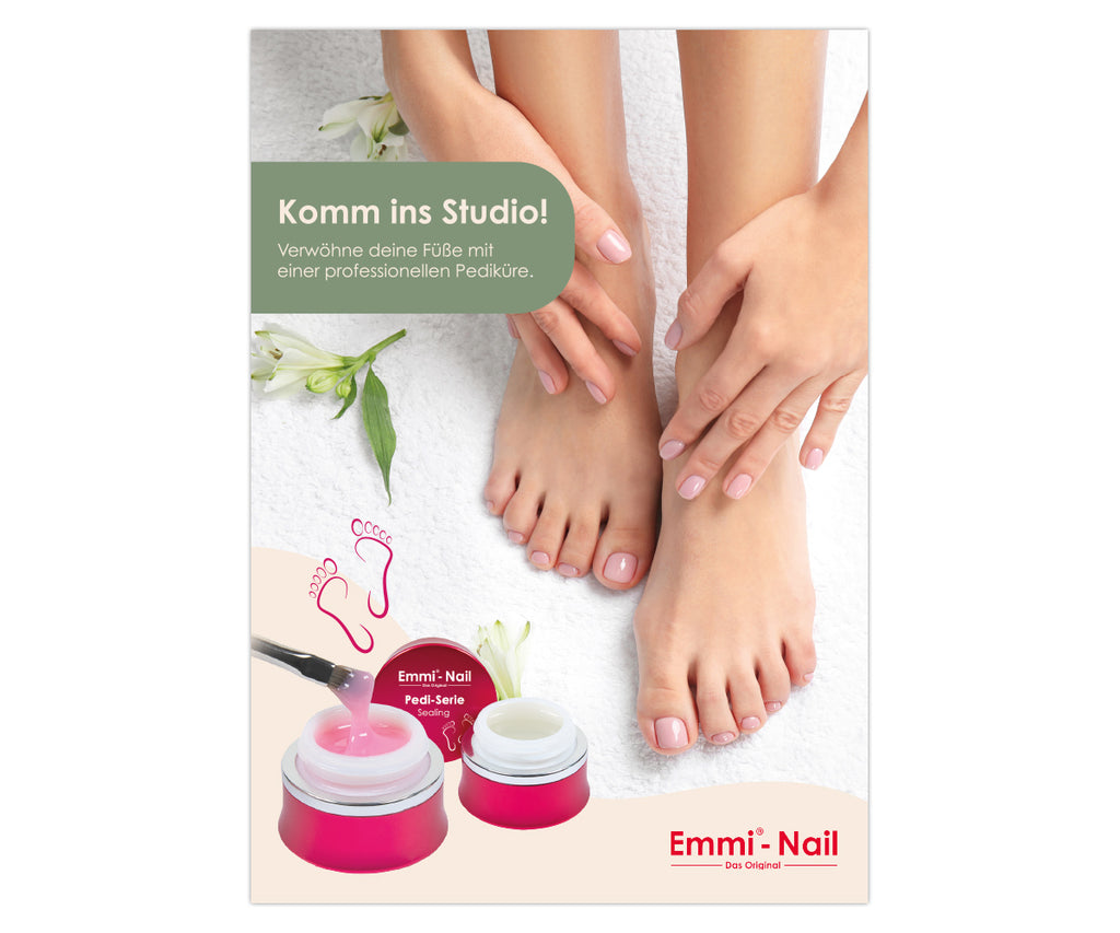 Emmi-Nail Poster "Pedi Series" | Advertising poster – Emmi Nail